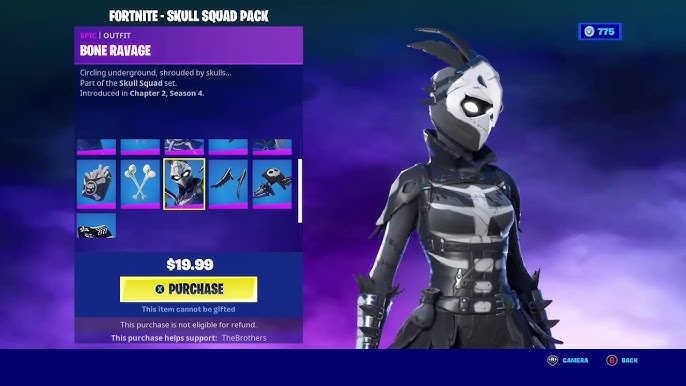 15+ Wallpapers in Bone Ravage Fortnite Category